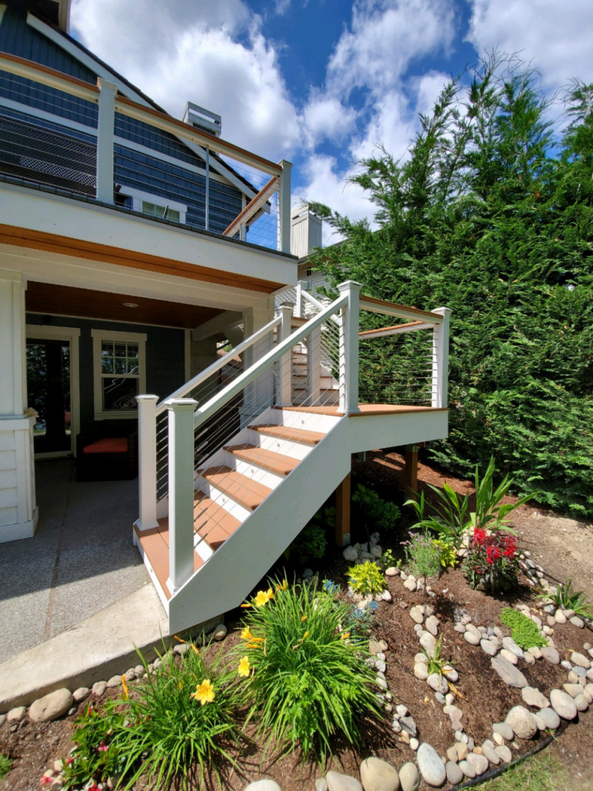 Deck Stairs Set The Tone For Your Entire Space | Custom Decks